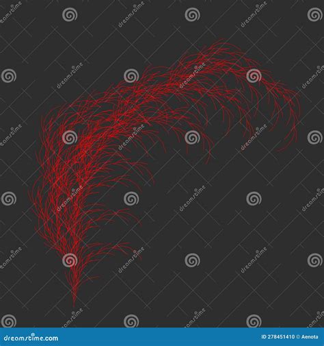 Vector Weed Recursion Design Plant Like L System Mathematical Model 278451402