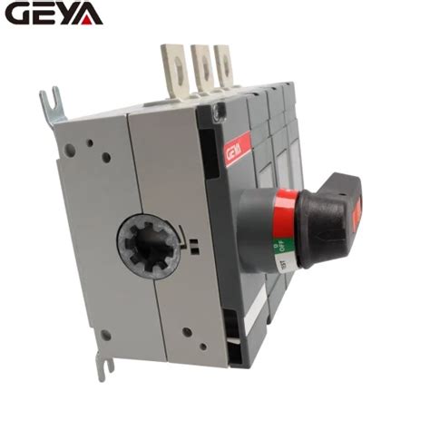 Geya Low Price 4 Pole Power Transfer Electric Load Isolator Switch Disconnector Manual Switches