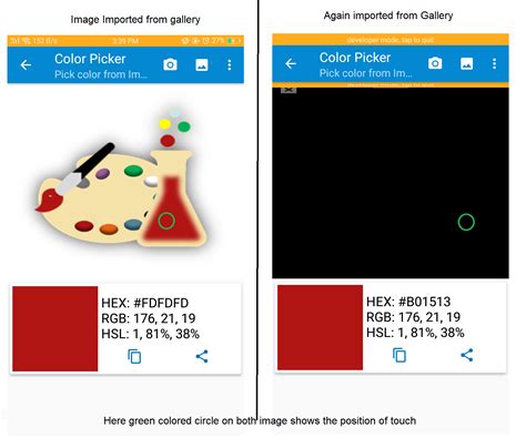 Android Pick Color From Image In ImageView Problem Stack Overflow