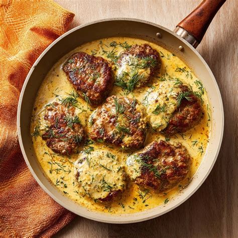 Creamy Dill Patties Always Juicy Never Dry Meals Recipes