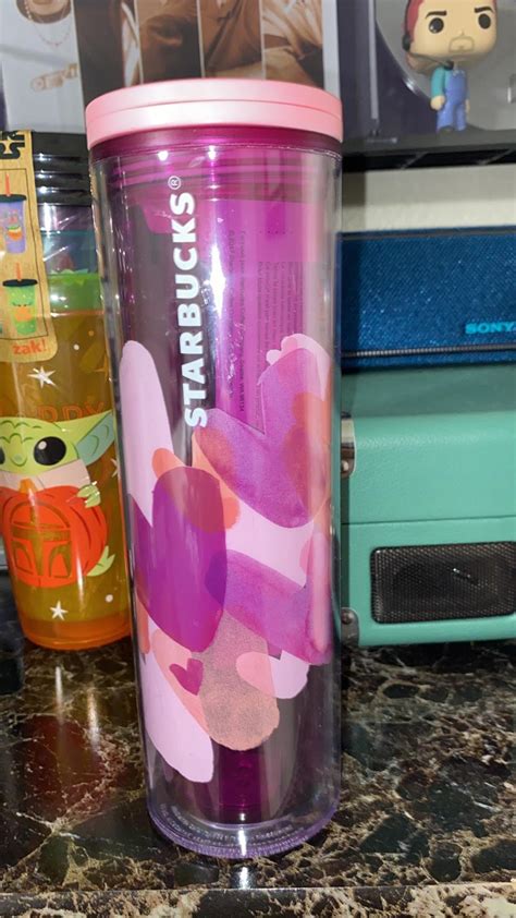 Starbucks Heart Tumblers Mercari