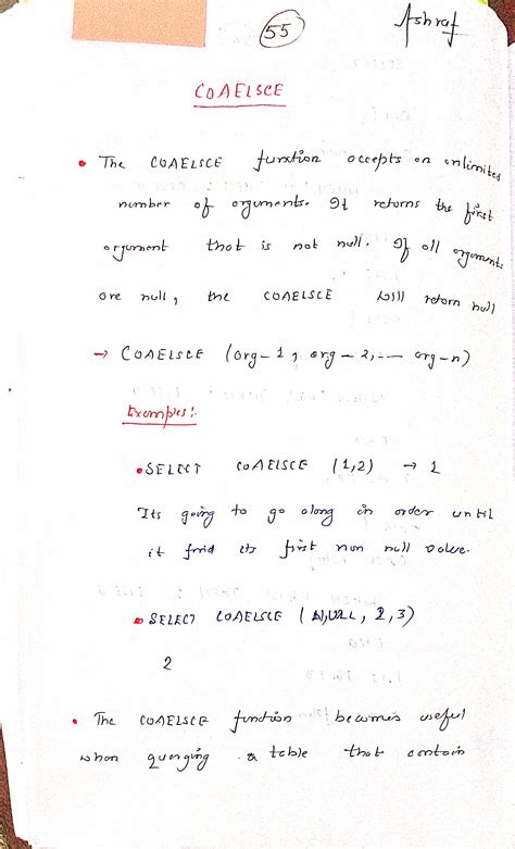 Sql Coalesce And Cast