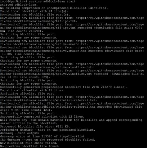 Adblock Lean Set Up Adblock Using Dnsmasq Blocklist Page 50 Community Builds Projects