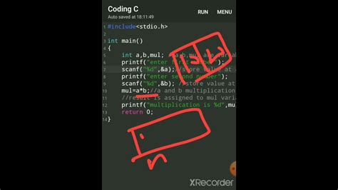 Multiplication Of Two Numbers In C C Programming Multiplication Of 2
