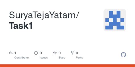github suryatejayatam task1