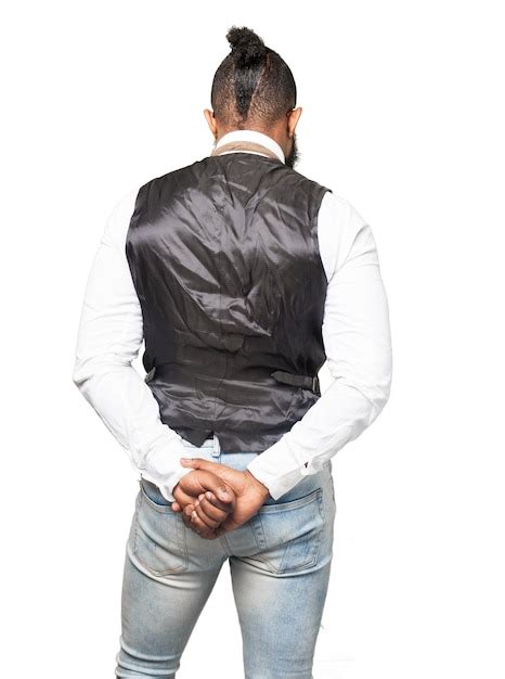 Free Photo Man On His Back With His Hands Together