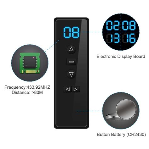 Universal Rf 433 92mhz Wireless Remote Control Ac1 Grandado