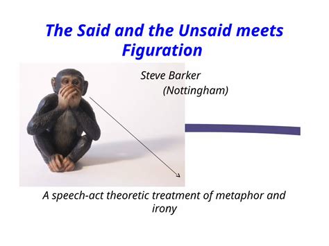 Ppt Key Features 1 Theory Of Speech Acts Sententialsub Sentential