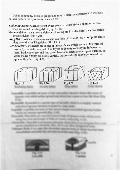 Solution Forms Of Igneous Rock Structural Geology Study Notes Studypool