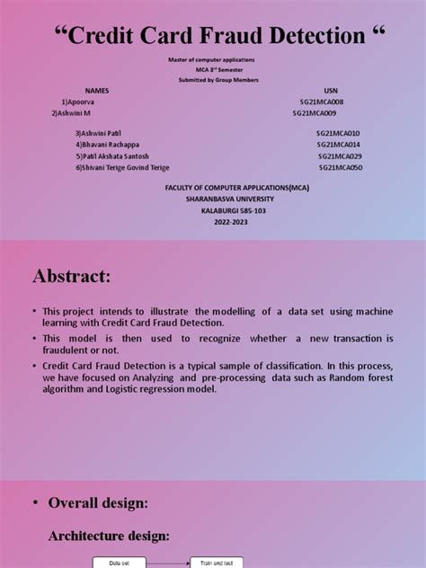 credit card fraud detection cie3 pdf logistic regression statistics