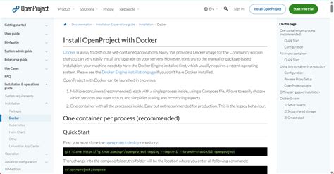 Github Alexmicheal500install Openproject With Docker