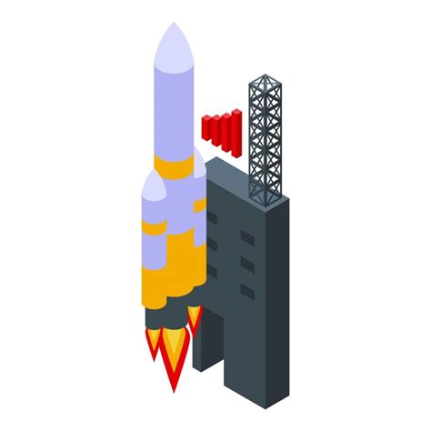 Premium Vector Spacecraft Launch Icon Isometric Vector Rocket Ship Cosmos Future