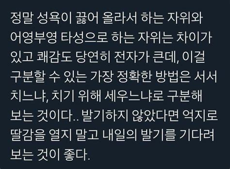 제대로 자위하는 법 유머 움짤 이슈 에펨코리아