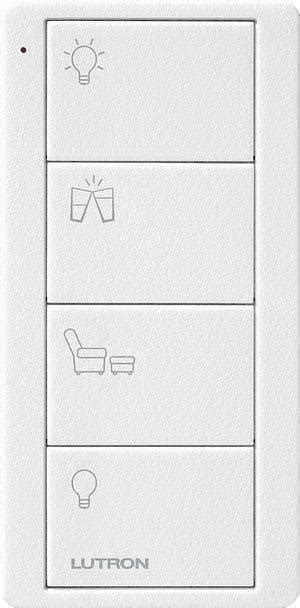 Lutron Pico Rf Controller 4 Button Fan Control Arctic White Pk2 4b Taw