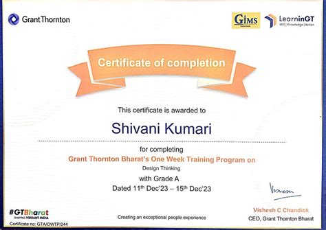 Gtbharat Designthinking Continuouslearning Professionaldevelopment Shivani Kumari