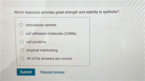 Solved Which Features ﻿provides Great Strength And