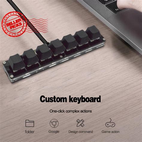 Osu Mini 7key คีย์บอร์ด Photoshop คีย์บอร์ดวาดภาพรองรับสวิตช์คีย์บอร์ด