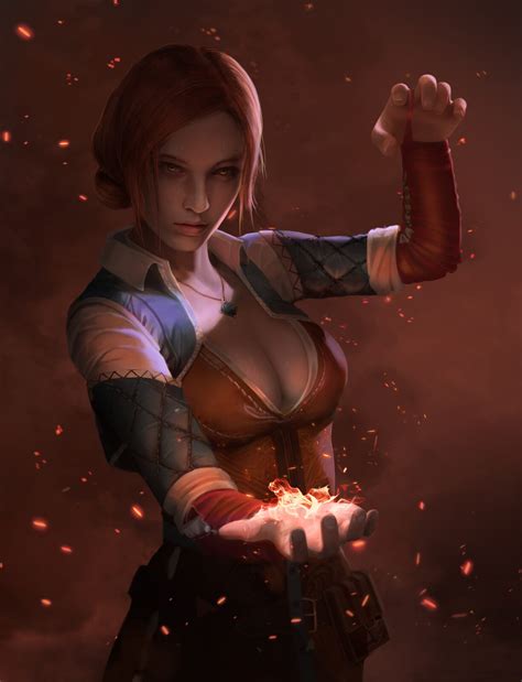 Triss By Shiyuan Luo Rimaginarywitcher