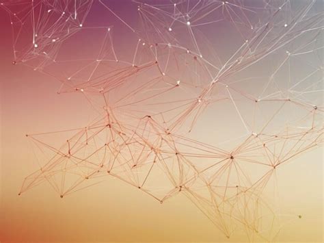 Gradient Network Connection Background Premium Ai Generated Image