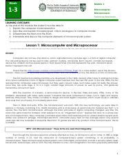 Understanding Microcomputers And Microprocessors Key Concepts Course Hero