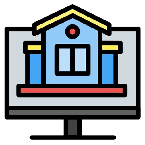 E Learning Generic Outline Color Icon