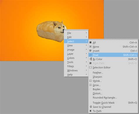 Gimp Make Selection A New Layer Logos By Nick