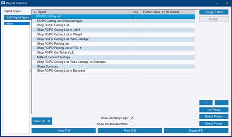 Create A Cut List Trimble User Assistance
