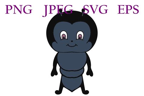 Cute Ant Clipart Svg Graphic By Jaceyadrian · Creative Fabrica