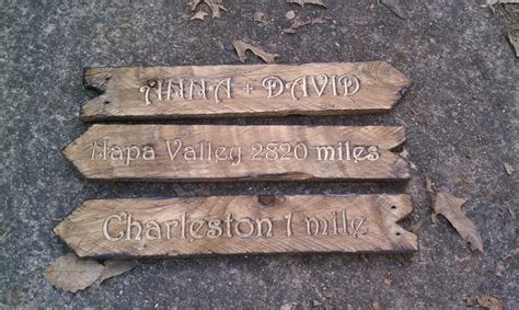 Rustic Wooden Arrow Sign Custom Etsy