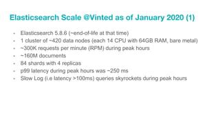 Lessons Learned While Scaling Elasticsearch At Vinted PPT