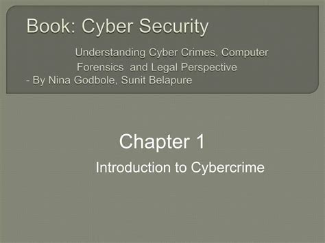 Introduction To Cybercrime Pptx
