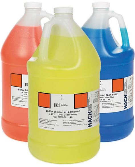 Buffer Solution Ph 7 00 Color Coded Yellow 4l Hach