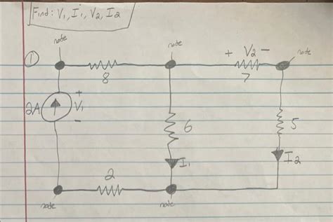 Solved Find V1 I1 V2 I2 Chegg Com