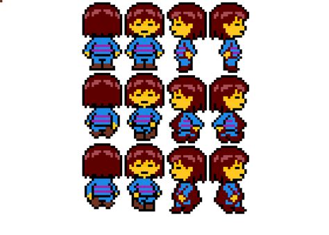 Pixilart Frisk Sprite By Tinkydiopsy 2