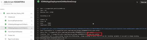 Azure Devops Yaml Pipeline Iiswebappdeploymentonmachinegroup Xmltransformation Stack Overflow