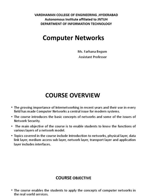 Computer Networks | PDF | Computer Network | Internet Protocol Suite