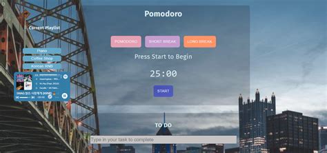 Github Hmkuklinski Pomodoro A Pomodoro Timer Project That Allows Users To Set A Timer And Add