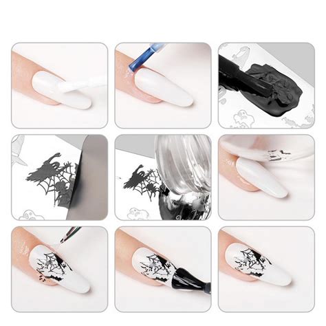 Badu Bg Изящни шаблони за изображения за декорация на нокти от неръждаема стомана Мини табела за