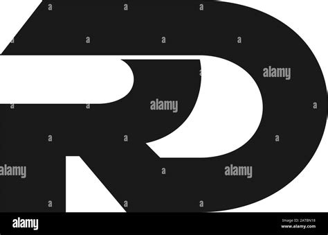 Letter Rd Symbol Linked Geometric Design Logo Vector Stock Vector Image And Art Alamy