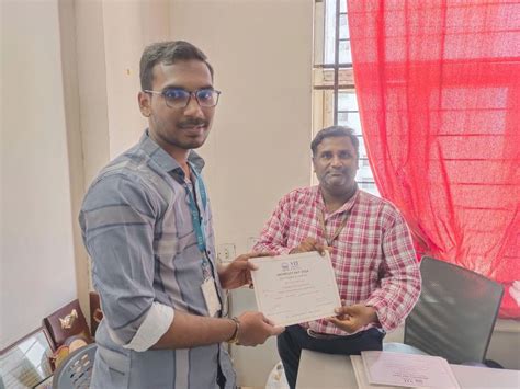 Chebrolu Satya Naga Renu On Linkedin Academicjourney Linkedincommunity Vitchennai Electronics