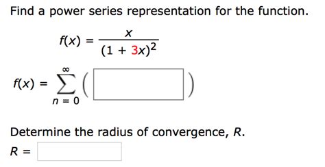 Solved Use differentiation to find a power series | Chegg.com