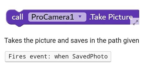 Some Questions About Procamera And File Extensions Mit App Inventor