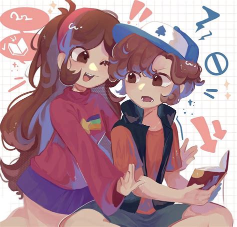 Mabel Pines Dipper Pines Instagram Art Gravity Falls Anime