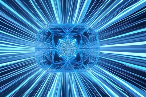 Premium Photo Absoluterealityv16dynamicpolygonsinblue