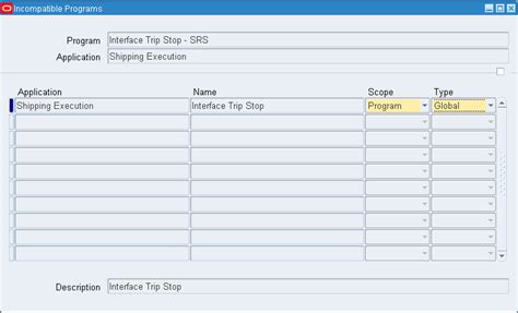 an oracle apps blog interface trip stop srs program