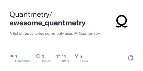 GitHub Quantmetry Awesome Quantmetry A List Of Repositories Commonly Used Quantmetry