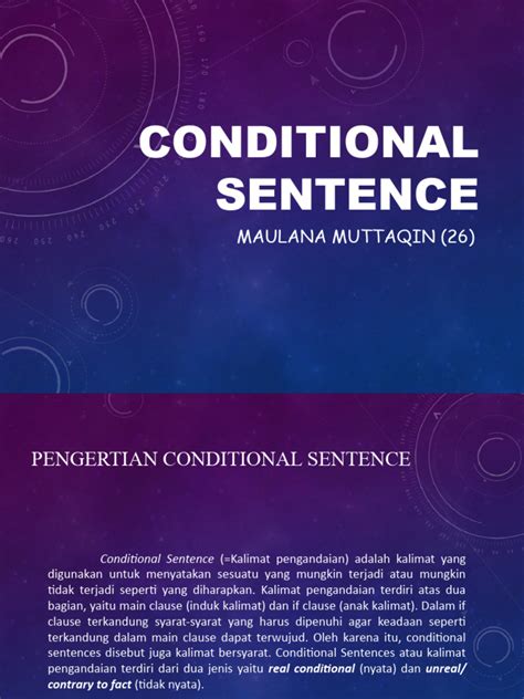Conditional Sentence Pdf Linguistic Morphology Syntax