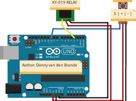 Arduino Panic Alarm Relay With Alarm Ky 019 Example