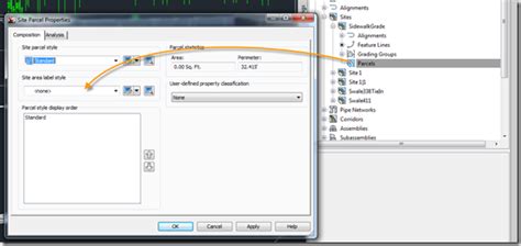 Civil 3d Reminders Parcel Tabletotal Area