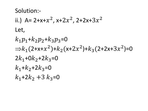 Linear Dependenceld Andlinear Independenceli